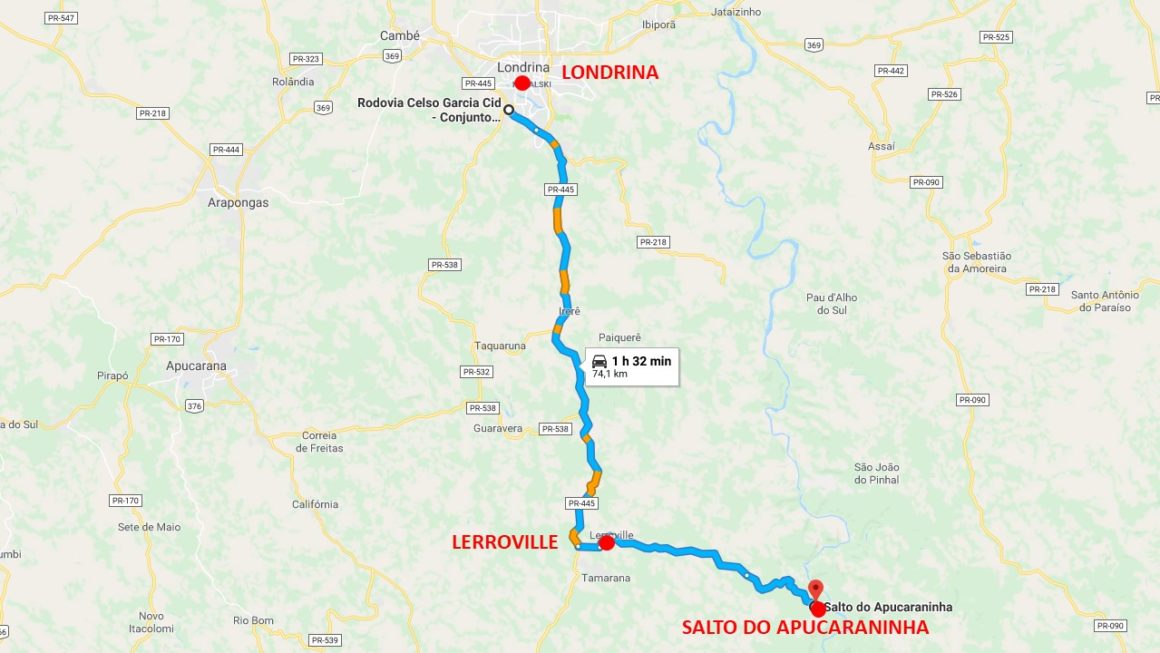Salto do Apucaraninha: espetáculo da natureza a poucos kms de Londrina.